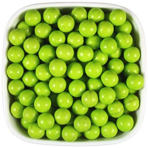 Vibrant Lime Green Sixlets For Your Halloween Treats