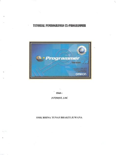 Tutorial Cx Programer Pdf
