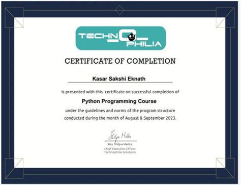 sakshi kasar on linkedin technophilia iitkharagpur pythonprogramming