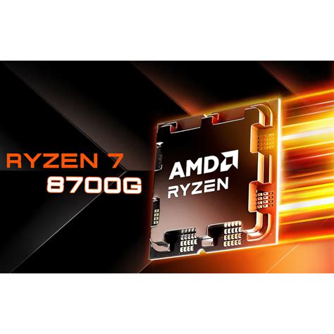 Amd Ryzen 7 8700g 420 510ghz 8 Core 16 Threads W Cooler Processor B