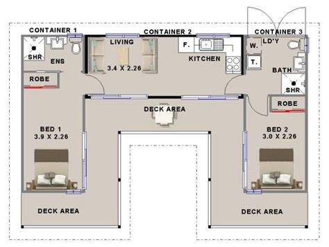 2 Bedroom Shipping Container Home Design Homestead Look Container Home 2 Bedroom Container