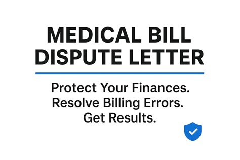 17 Best Medical Bill Dispute Letter Samples Requestletters