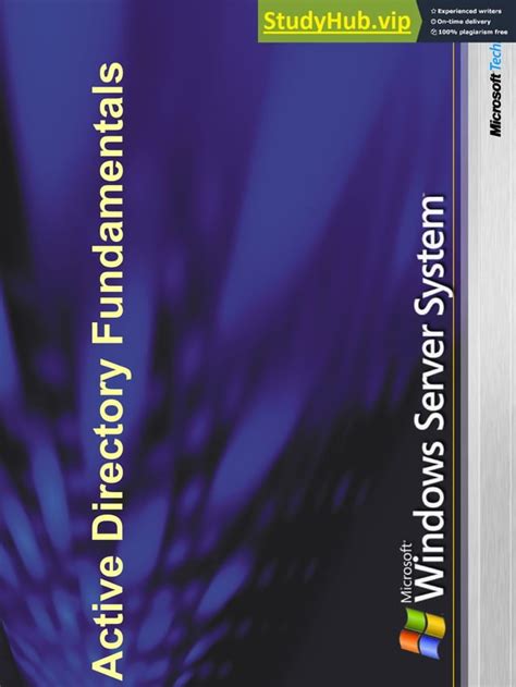 Active Directory Fundamentals Pdf
