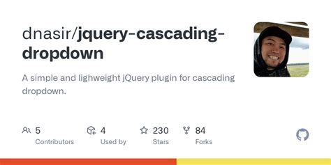 Github Dnasirjquery Cascading Dropdown A Simple And Lighweight Jquery Plugin For Cascading