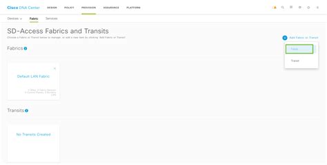 How To Create A Fabric Site In Sd Access Sda Cisco Community