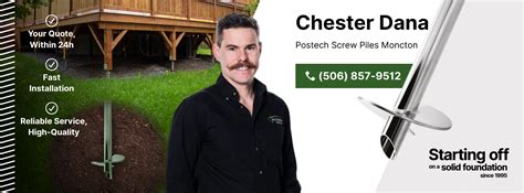 Postech Screw Piles Sault Ste Marie Ready To Drive Some Piles We Use A Mini Excavator With A