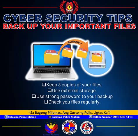 Calasiao Cyber Security Tips Back Up Your Important Files