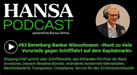 Hansa Podcast Der Maritime Talk Michael Meyer