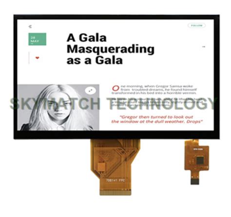 Wholesale Inch TFT LCD High Luminance Customize Touch Panel Manufacturer And Supplier Skymatch