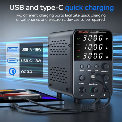 Dc Power Supply Variable 30v 10a Bench Power Supply