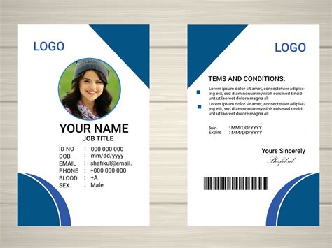 Standard Id Card Size By Freelancer Shafikul On Dribbble
