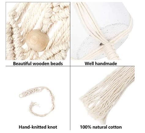 Садовая вешалка для растений макраме подвесная корзина для растений веревка держатель для