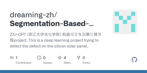 Github Dreaming Zhsegmentation Based Silicon Solar Panel Defect