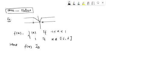 SOLVED Is It True That If A Function F Is Continuous And Bounded On R Then F Is Differentiable