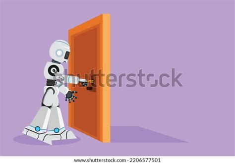 Cartoon Flat Style Drawing Robot Inserts เวกเตอร์สต็อก ปลอดค่า