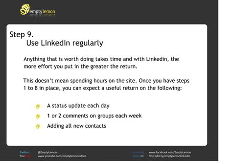9 Tips Make Your Linkedin Profile Work Harder DOCX