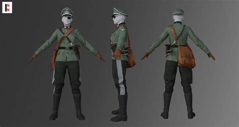 Cod Ww 2 German Axis Uniform For Genesis 8 Female Daz Content By Inn