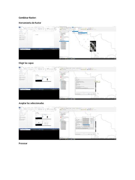Qgis Combinar Rasters Pdf