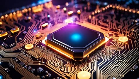 Technology Electronic Circuit Design Premium Ai Generated Image