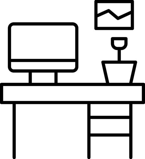Workbench Line Icon 36609330 Vector Art At Vecteezy