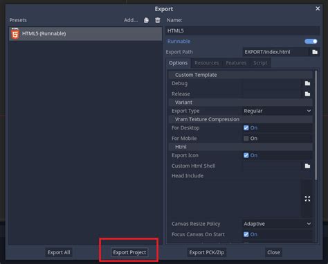 reduce windows runnable export size godot wild jam 65 community