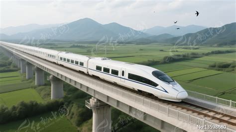 铁路上行驶的动车ai图片下载红动中国