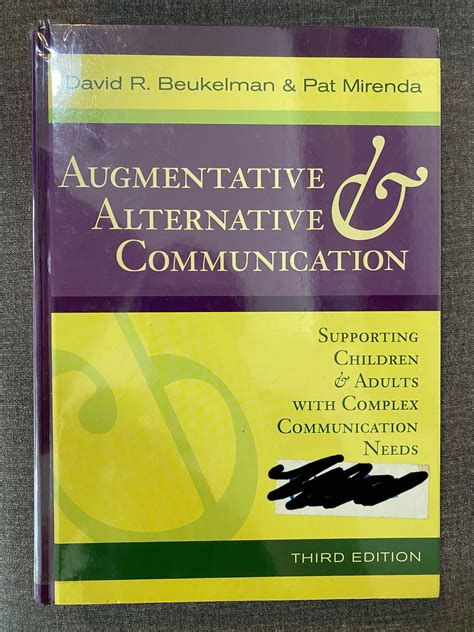 Augmentative And Alternative Communication Hobbies And Toys Books And Magazines Textbooks On