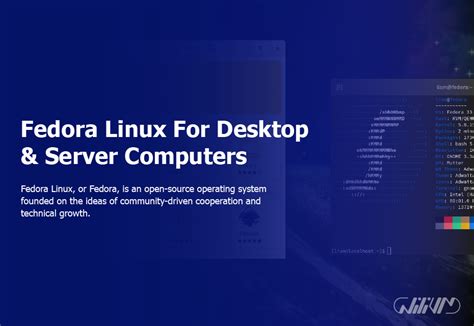 fedora linux for desktop and server computers