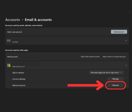 How To Remove And Delete A Microsoft Account From Windows