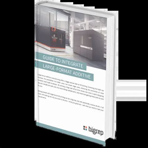 E Book Integrating Large Format Additive Cad Microsolutions Inc