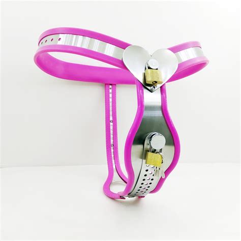 Stainless Steel Female Chastity Belt Locking Padlock Etsy