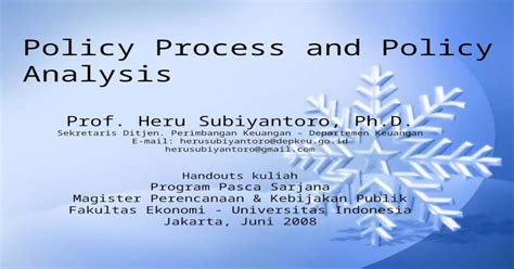 Pptx Policy Process And Policy Analysis Dokumen Tips