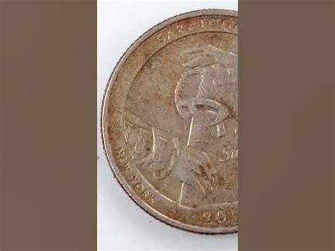 2015 Saratoga Quarter Dollar Big Error Small Gap From Hand And Sword High Value Youtube