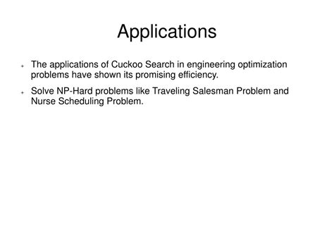 Ppt Cuckoo Search Powerpoint Presentation Free Download Id 8572194