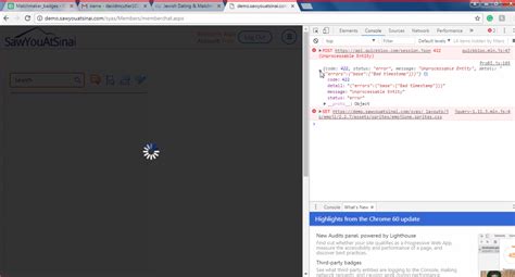 bad timestamp unprocessable entity · issue 266 · quickblox quickblox