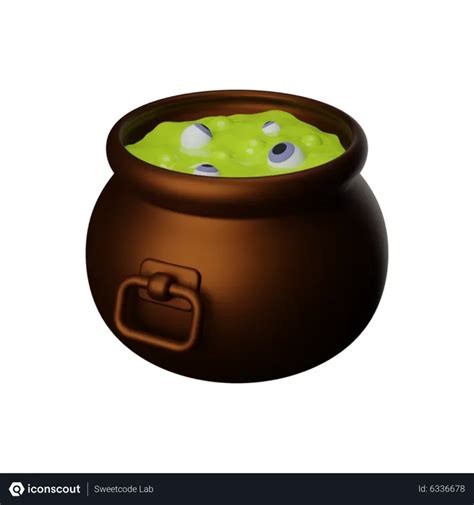Free Witch Pot 3d Icon Download In Png Obj Or Blend Format