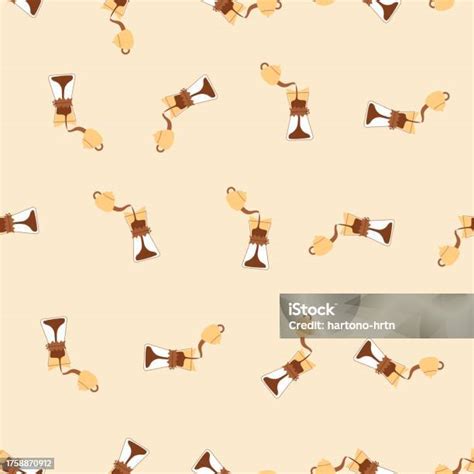 커피 필터 원활한 패턴 배경 벽지 직물 섬유 포장지 인쇄물 등에 적합합니다 0명에 대한 스톡 벡터 아트 및 기타 이미지 0명 디자인 디자인 요소 Istock