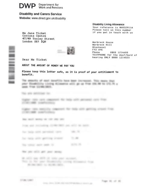 How Do I Submit Disability Living Allowance Dla Letter As Evidence Of Eligibility Axs Uk