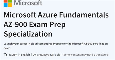 microsoft azure fundamentals az 900 exam prep specialization ~ computer