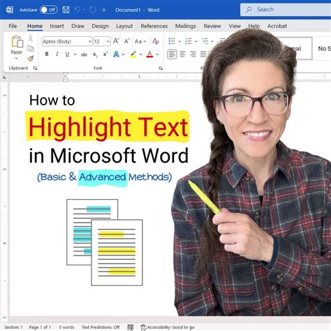 How To Highlight Text In Microsoft Word Basic And Advanced