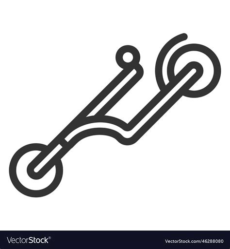 Folded Electric Scooter Royalty Free Vector Image