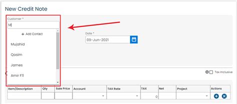 How To Create A Credit Note Moneypex Support