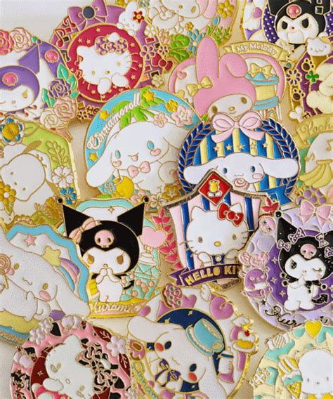 대형 산리오 뱃지 19종 💘 시나모롤 마이멜로디 뱃지 쿠로미 폼폼푸린 포차코 키티 뱃지 브로치 에코백 가방 배지 뱃지 패션 브로치 캐릭터 뱃지 브로치 핀뱃지 귀여운 뱃지