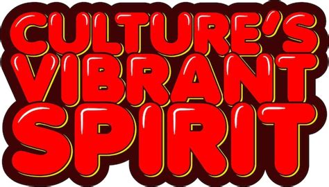 Premium Vector Vibrant Spirit Of Hispanic Culture Lettering Vector Design