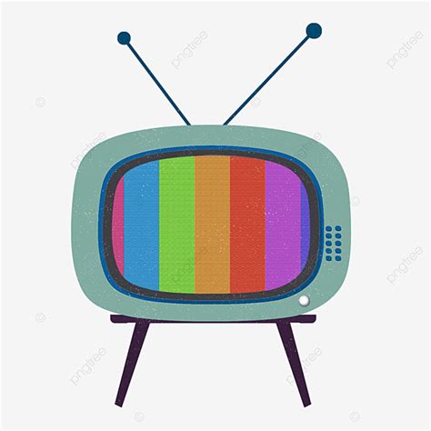 만화 복고풍 Tv 일러스트 그림 포도 수확 텔레비전 전기기구 Png 일러스트 및 Psd 이미지 무료 다운로드 Pngtree