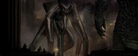 Godzilla 2014 Muto Concept Art