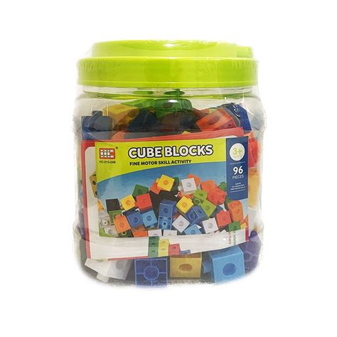 Interlocking Stacking Blocks 96 Pcs MC Stationery Malta