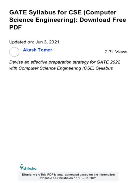 Gate Syllabus Pdf Time Complexity Computer Network
