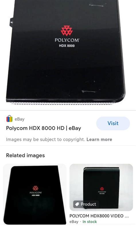Polycom Hdx 8000 Hd Series Computers And Tech Parts And Accessories Other Accessories On Carousell