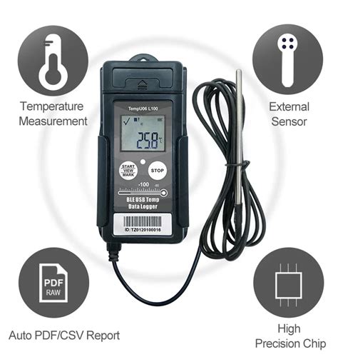 Tempu L Precision Dry Ice Temperature Monitoring